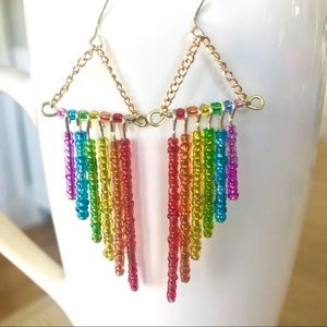 FemmeStones Jewelry | Jewelry | Handmade Seed Beaded Rainbow Gay Lgbtq ...